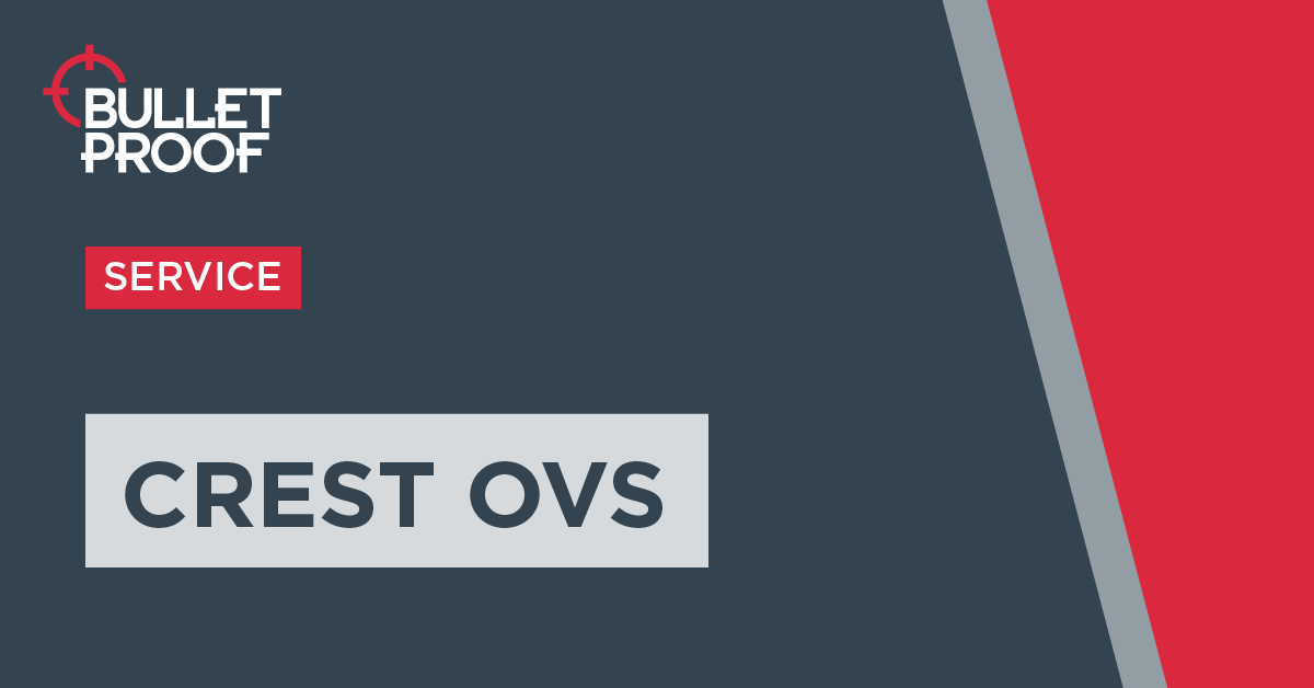Expert CREST OVS Web Application Testing